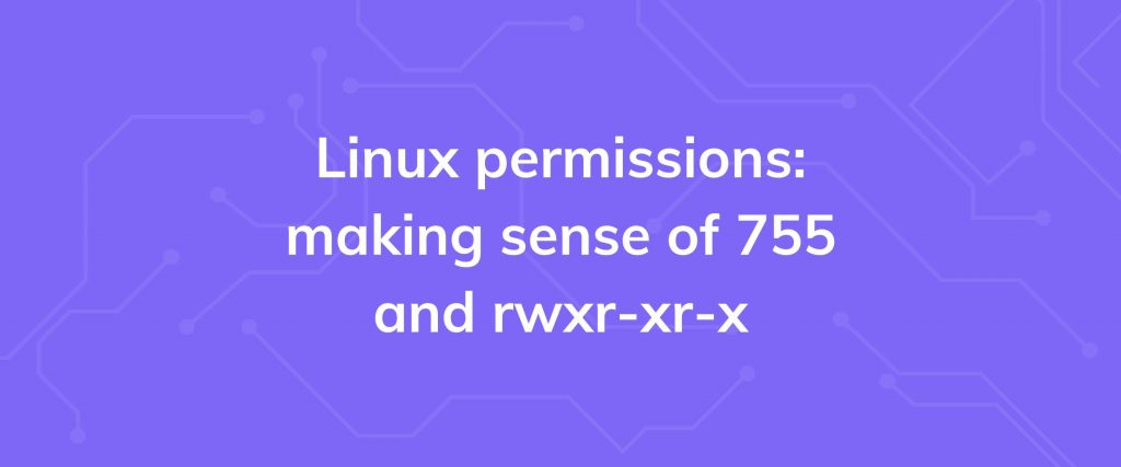 Linux Permissions: Making Sense of 755 and rwxr-xr-x - SSD Nodes